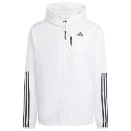 adidas HERREN LAUFJACKE OWN THE RUN 3-STREIFEN